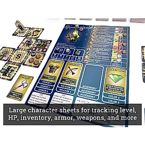 Dungeons and Feelings Board Game | Social and Strategy Hybrid Board Game | Ice Breaker | Story Telling | Question Game | RPG | Adventure | 1st Edition