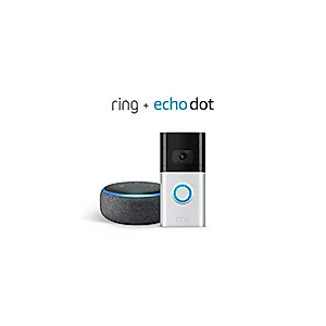 All-new Ring Video Doorbell 3 with Echo Dot