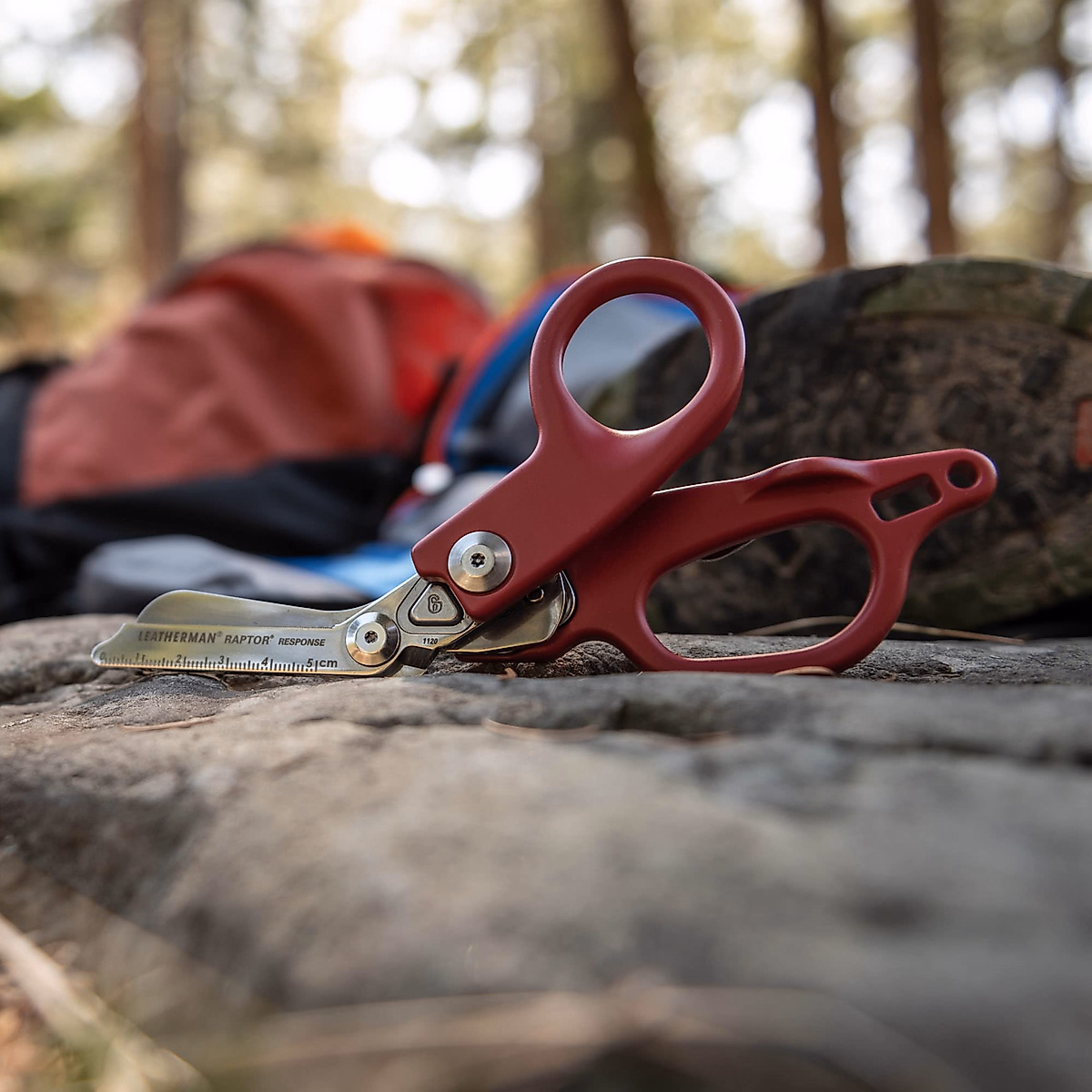 LEATHERMAN, Raptor Response Emergency Shears with Ring Cutter and Oxygen Tank Wrench, Made in the USA, Crimson