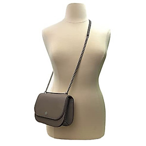 Tory Burch Emerson Flap Adjustable Shoulder Bag (Gray Heron)