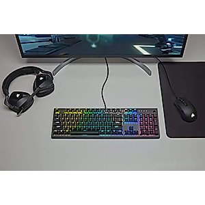 Corsair K60 RGB Pro Low Profile Mechanical Gaming Keyboard - CHERRY MX SPEED Mechanical Keyswitches – Slim and Streamlined Durable Aluminum Frame - Customizable Per-Key RGB Backlighting