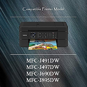 (16-Pack) TG Imaging (4 Sets) Compatible LC3013 Ink Cartridges Replacement for Brother LC3013BK Toner Combo (4xBCYM) LC3011 LC-3013 XXL for MFC-J491DW MFC-J497DW MFC-J690DW MFC-J895DW Inkjet Printer