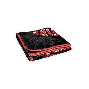 Stranger Things Defeat Hellfire Throw Blanket - Bedding Meausres 46 x 60 Inches - Fade Resistant Super Soft Fleece