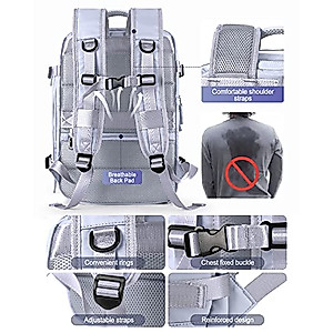 VGCUB Large Travel Backpack,Carry on Backpack for Women Men Airline Approved Gym Backpack Waterproof Business Laptop Daypack,Purple With Toiletry Bag