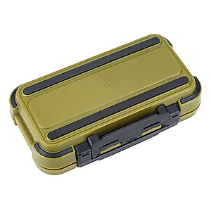 VGEBY Fishing Lure Box, Fishing Tackle Boxes Fishing Lure Case Storage Container Organizer (Army Green) Fishing Tackle Box Fishing Tackle Box