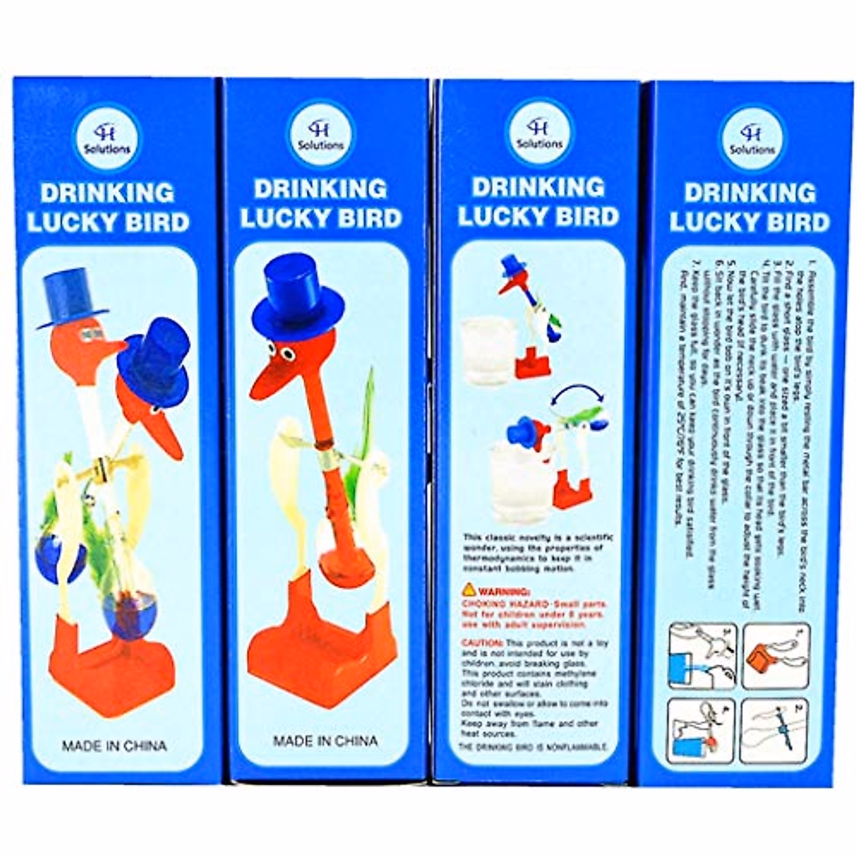 2 ct Thermodynamic Drinking Bird | Classic | Magic Motion | Drinking Bird (Blue)