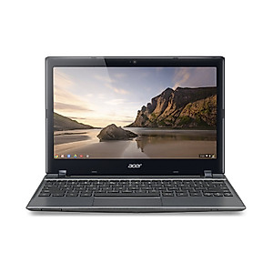 Acer C710-2815 11.6" Chromebook, Intel Celeron 847 1.1GHz, 4GB ram, 16GB SSD, 1366 x 768 LED Backlight Display (Pre-Owned)
