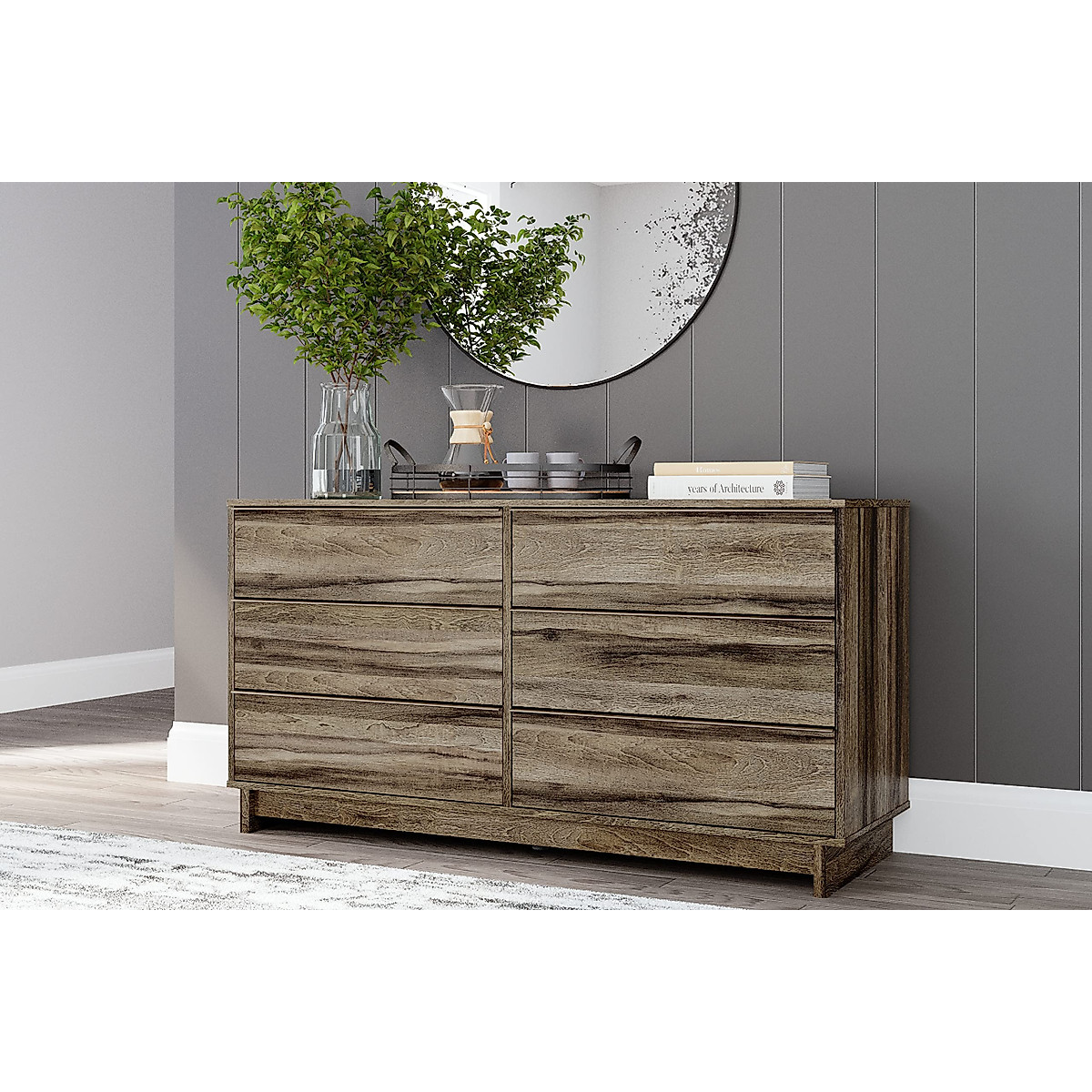 Signature Design by Ashley Shallifer Contemporary Dresser, Brown