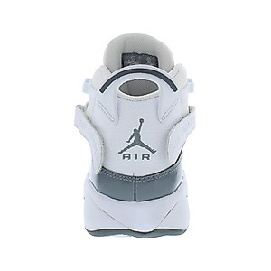 Jordan Boy's 6 Rings (Big Kid) White/Cool Grey/White 7 Big Kid M