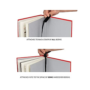 Superior Essentials Genuine Leather Magnetic Attachable Ribbon Bookmark-Great for Bibles-Magnetic Hold Clips into Book and Does not Need to be Moved