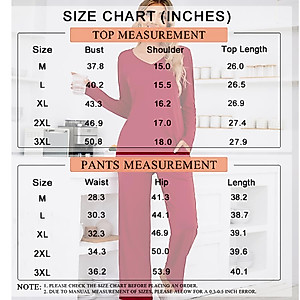 syoss Women's Fall Pajama Sets Long Sleeve Sleepwear Soft Comfy Pj Lounge Sets L, Spotted Blue