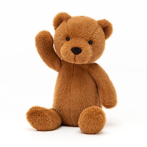 Jellycat Maple Bear Stuffed Animal, 9.5 inches | Teddy Bear Plush Toy | Classic Children's Gift