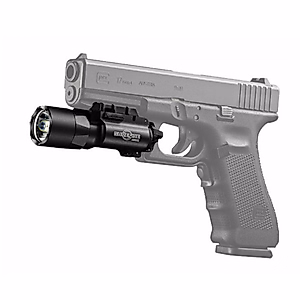 SureFire X300 Ultra X300U-B High Output 1000 Lumen LED Weapon Light with 12 Extra CR123A Batteries and 3 Lightjunction Battery Cases