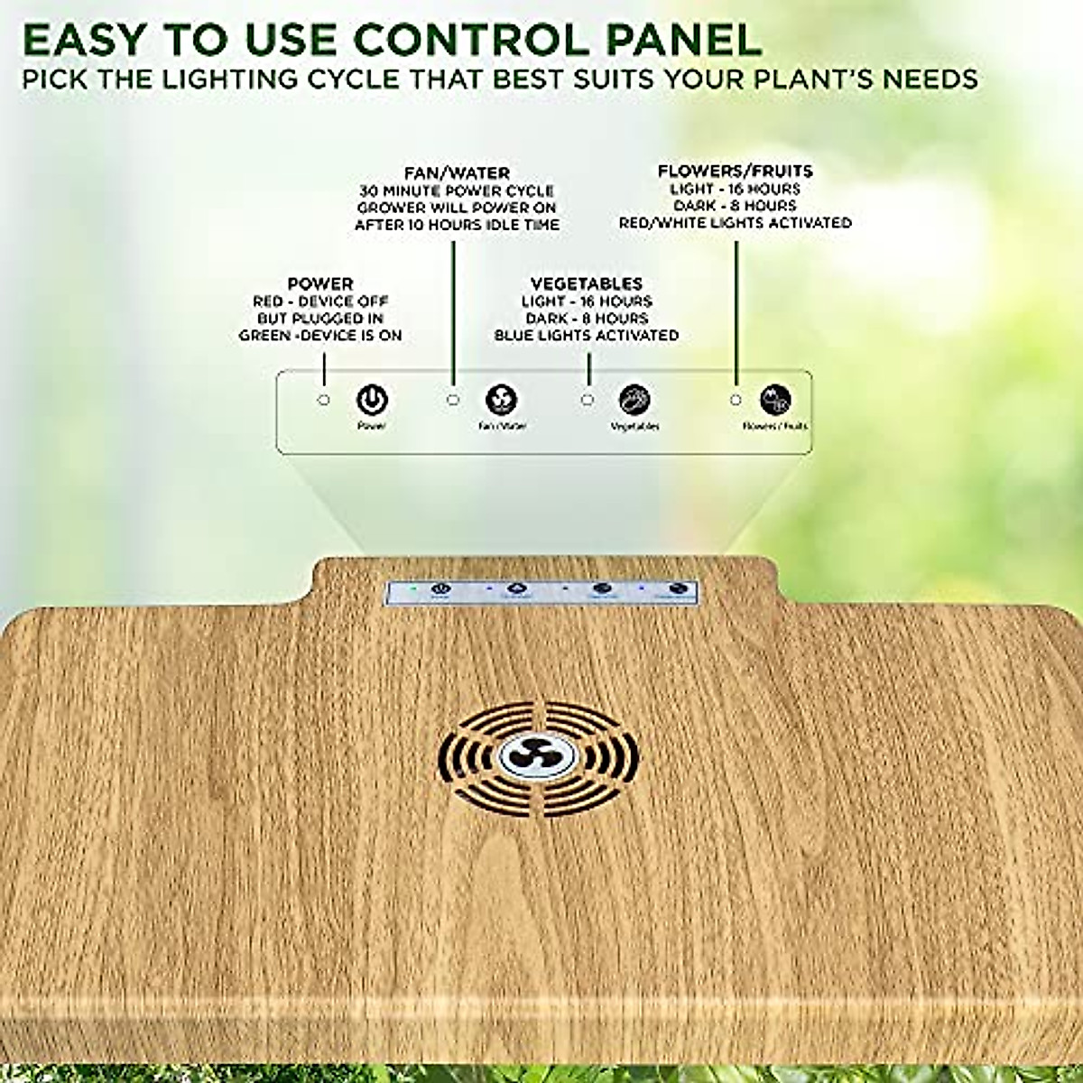 Ivation 12-Pod Indoor Hydroponics Growing System Kit with LED Grow Light, Herb Garden Planter for Herbs, Vegetables, Plants Flowers and Fruit