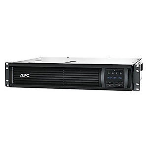 APC 750VA Smart UPS with SmartConnect, SMT750RM2UC Rack Mount UPS Battery Backup, Sinewave, AVR, 120V, Line Interactive Uninterruptible Power Supply