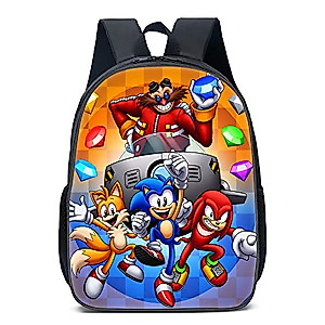 Gbawxoz Cartoon Game Backpack Large Capacity Book Bag Multifunction Travel Daypack for Teen Laptop Bag 2