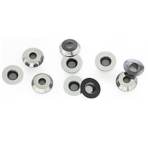 12mm Round Carbide Inserts Cutters Knives Blades 12×2.5mm-30°for Woodworking Lathe Turning 10pcs