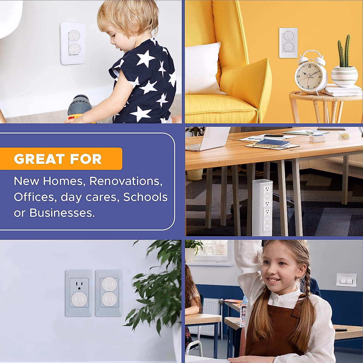 Mommy's Helper Outlet Plugs,144 Count