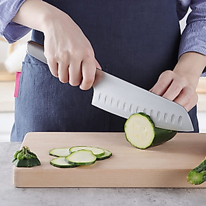 Yimikia Chef Knife, 8 Inch Chef's Knives Professional Cleaver, 5 Layer Super Steel Sharp Kitchen Knife for Cutting Vegetable Meat Fish, with Elegant Ebony Wood Handle