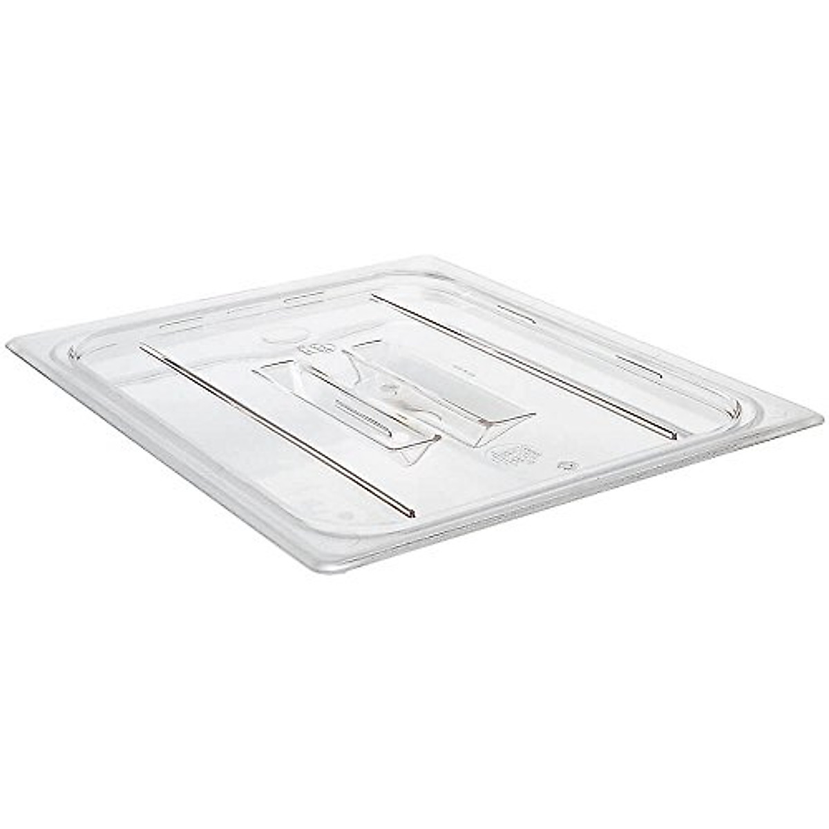 Cambro 1/2 GN Polycarbonate Hotel Pan Lid with Handle, 6PK Clear 20CWCH-135