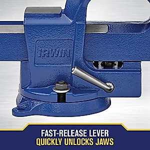 IRWIN Bench Vise, Quick Adjust (1959551)