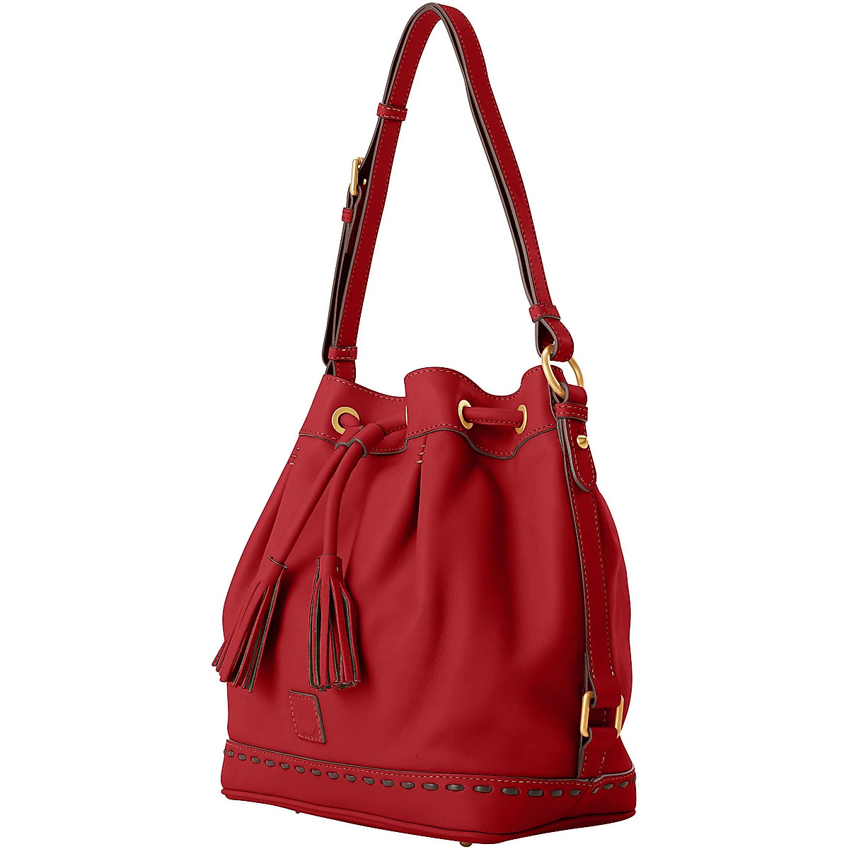 Dooney & Bourke Handbag, Florentine Drawstring - Red