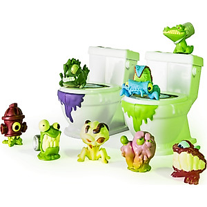 Flush Force - Series 1 - Bizarre Bathroom Collectible 8-Pack Figures (Color/Styles May Vary)