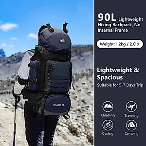 Unineovo hiking backpack 1047 (Blue)