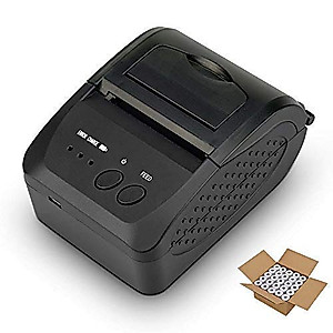 NETUM Wireless Bluetooth Receipt Thermal Printer with 50rolls Receipt Paper Portable Personal Bill Printer 2 Inches 58mm Mini USB POS Printer for Restaurant Sales Retail Compatible