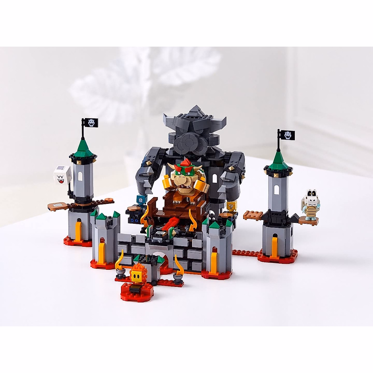 LEGO Super Mario Bowser’s Castle Boss Battle Expansion Set 71369 Building Kit; Collectible Toy for Kids to Customize Their Super Mario Starter Course (71360) Playset (1,010 Pieces)