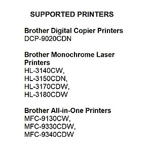 Golden Toner Compatible Brother TN221 TN225 Toner Cartridges Use for Printers HL-3140CW,HL-3170CDW,MFC-9130CW,MFC-9330CDW,MFC-9340CDW (CMY+2K)