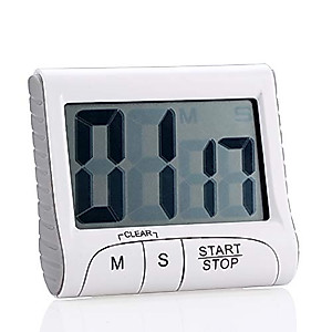 Digital Kitchen Timer/Cooking Timer,Count Down Count Up with ON/OFF Switch, Magnetic Back Big LCD Display, Loud Sounding Alarm,Retractable Stand