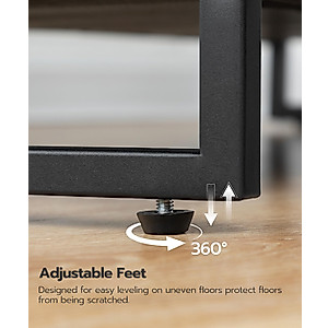 HOOBRO Shoe Rack, 4 Tier Shoe Storage Organizer with 3 Oxford Fabric Shelves and Top Panel, Holds 12-16 Pairs of Shoes for Entryway and Closet, Industrial, Greige BG47XJ01G1