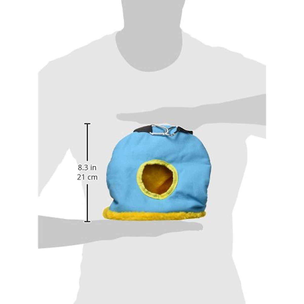 Prevue Pet Products BPV1169 Large Snuggle Sack Bird Nest with 3-1/2-Inch Opening, Colors Vary