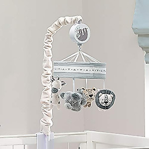 Lambs & Ivy Animal Jungle Musical Baby Crib Mobile Soother Toy - Multicolor