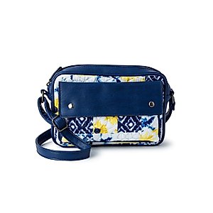 Donna Sharp Allison Hipster Crossbody in Cobalt Sun - Great for Travel and Special Outings