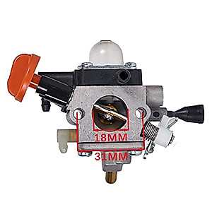 Mikatesi 4180-120-0615 FS91 Carburetor for Stihl FS91 FS91R FS111 FS89 HT102 HT103 FC91 FC96 KM91 KM91R KM111 FC111 Brushcutter Trimmer Carb - with Air Filter Kit