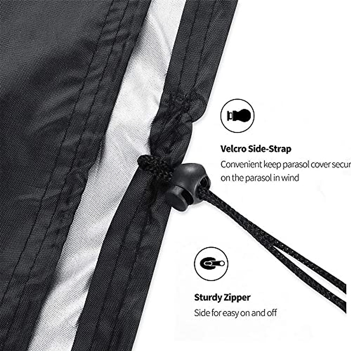 Klzzuk Waterproof Square Hot Tub Cover, UV-Resistant SPA Cover with Elastic Rope, Garden Hot Spring Bath Swimming Pool Furniture Dust Cover, 210D Oxford Cloth (220 * 220 * 90cm,Brown)