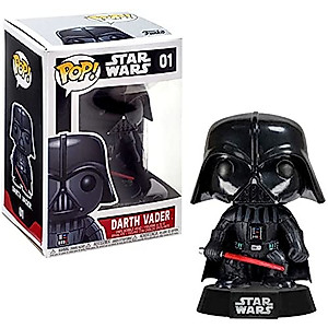 POP Star Wars: Classic Darth Vader 01 Funko Pop Vinyl Figure (Bundled with Compatible Pop Box Protector Case), Multicolored, 3.75 inches
