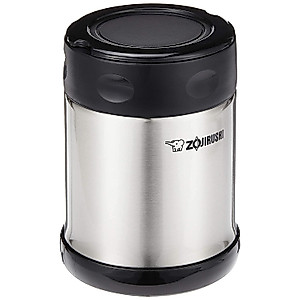 Zojirushi Steel Food Jar, 11.8-Ounce, Black/Stainless