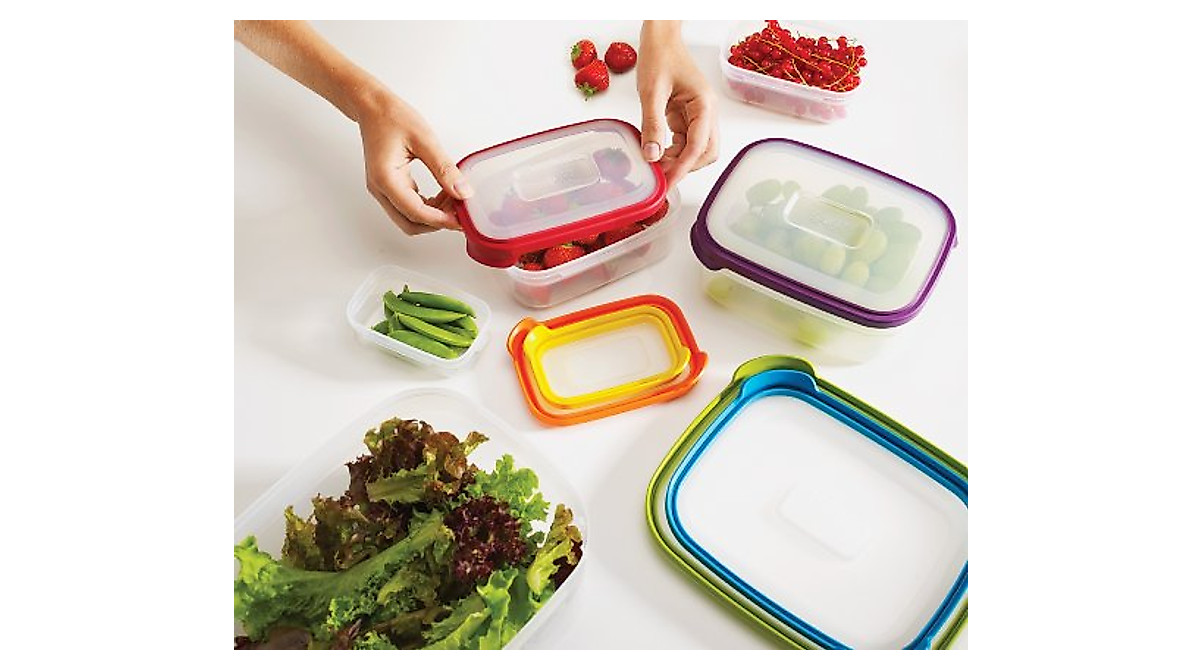 Joseph Joseph Nest Food Storage Containers Set - Airtight & Space-Saving