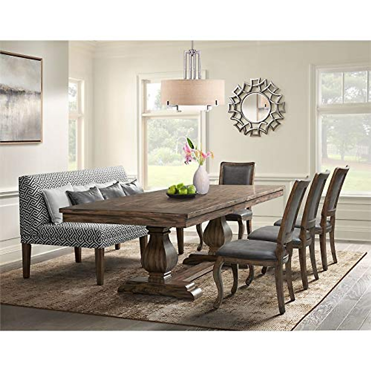 Picket House Furnishings Hayward Upholstered Dining Settee