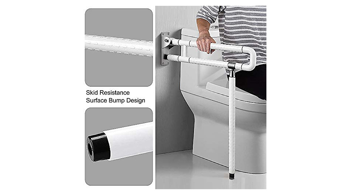 Foldable Stainless Grab Bars for Elderly Bathrooms