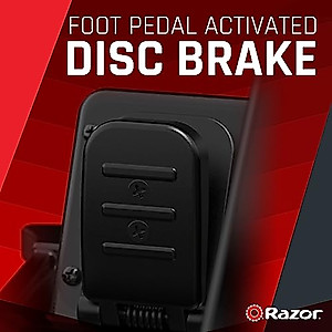 Razor Ground Force Elite-Electric Go-Kart for Ages 13+, Up to 14 MPH, Up to 40 Minutes of Continuous Use, 350-watt Chain-Driven Motor, Forward/Reverse Drive Switch, 36V Rechargeable Battery,Black, Large