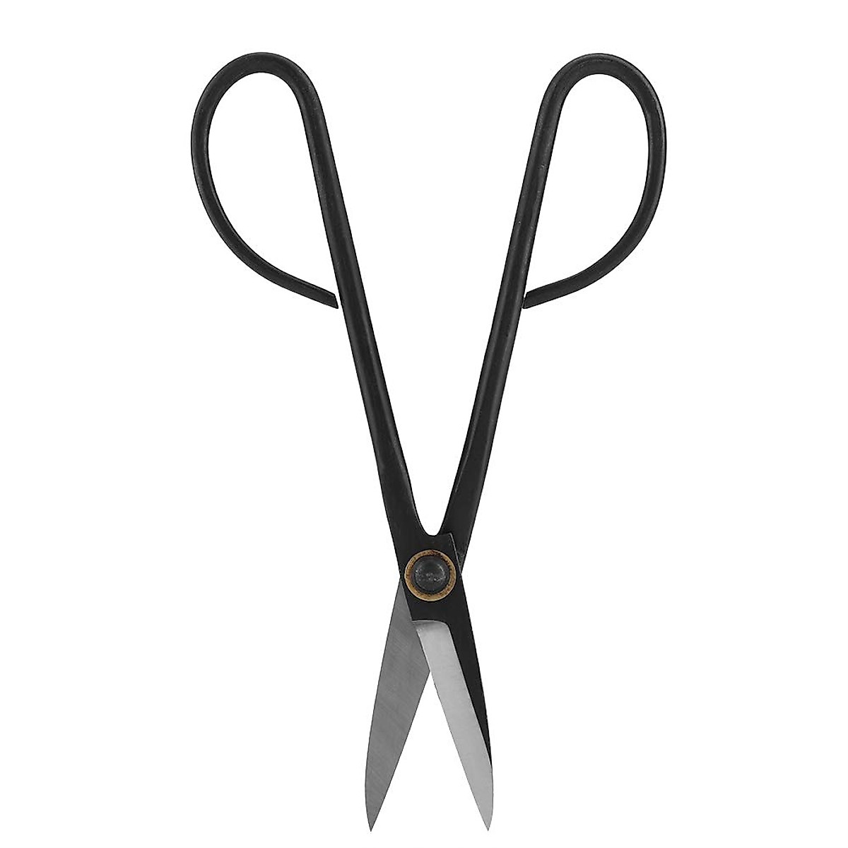 Oumefar 205mm Long Handle Bonsai Scissors Steel Pruning Shear Bud Leaves Twigs Cutting Trimming Tool Garden Equipment