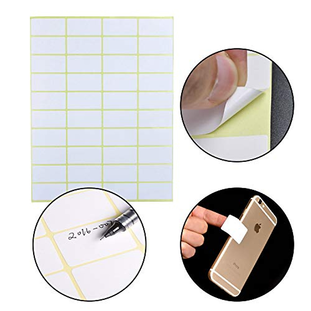 EDOBLUE Embroidery Floss Organizer Box with 36 Adjustable compartments Includes 100 Plastic Floss bobbins and 120 Sticker