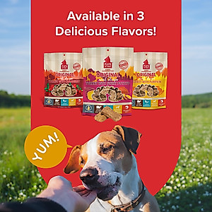 PLATO Turkey Real Strips Natural Dog Treats - Real Meat - Air Dried - Made in the USA - Turkey & Sweet Potato, 6 ounces