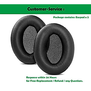 DowiTech Supreme Comfort Headphone Earpads Headset Replacement Ear Pads Compatible with Srhythm Version NC25 NC35 Headphone