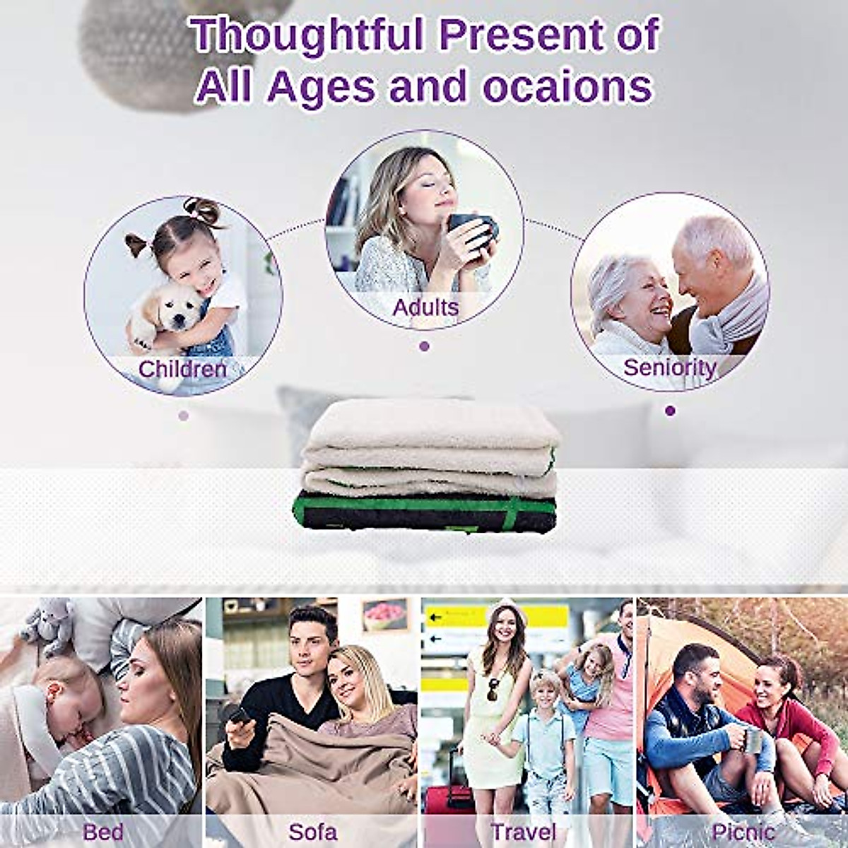 Treeswift Frog Fleece Blanket Soft and Cozy Throw Blanket for Kids and Adults Luxurious Frog Blankets Frog Gifts for Frog Lovers