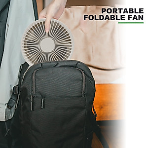 BIGTREE Portable Standing Fan with Remote Controller,8 inch USB Desk Fan,Adjustable Height,Quiet Foldable Floor Fan,Telescopic Pedestal Fans for Personal Bedroom Office Fishing Camping (WHITE)